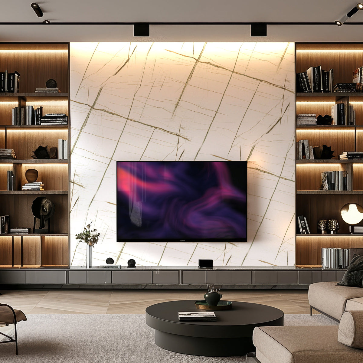Imperial Glaze Marble Durable PVC Wall – Landmark Decor Wall Panels